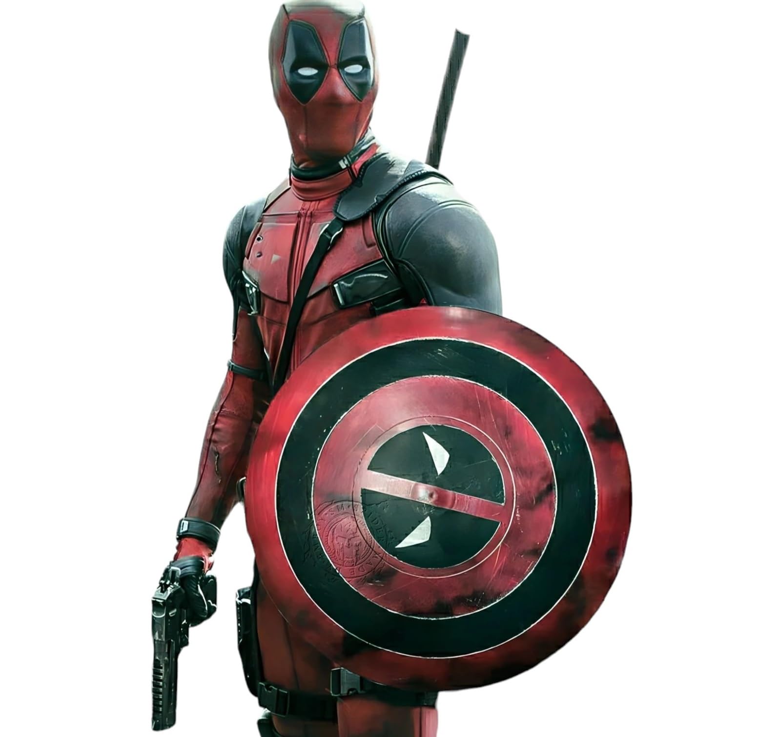 Amazon.com: Dthrei Company® Deadpool & Wolverine Cosplay Wall Hanging ...