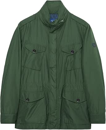 GANT Men's Lightweight Field Jacket, Pine Green at Amazon Men’s ...