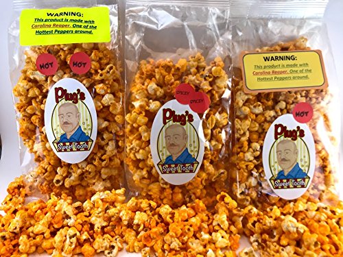 Amazon.com: Plug's Sweet Tooth Gourmet Popcorn Tongue Scorcher Trio ...