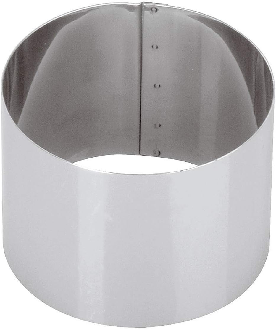 Amazon.com: Paderno World Cuisine Tall Pastry Ring, D 4in x H 2 3/8in ...