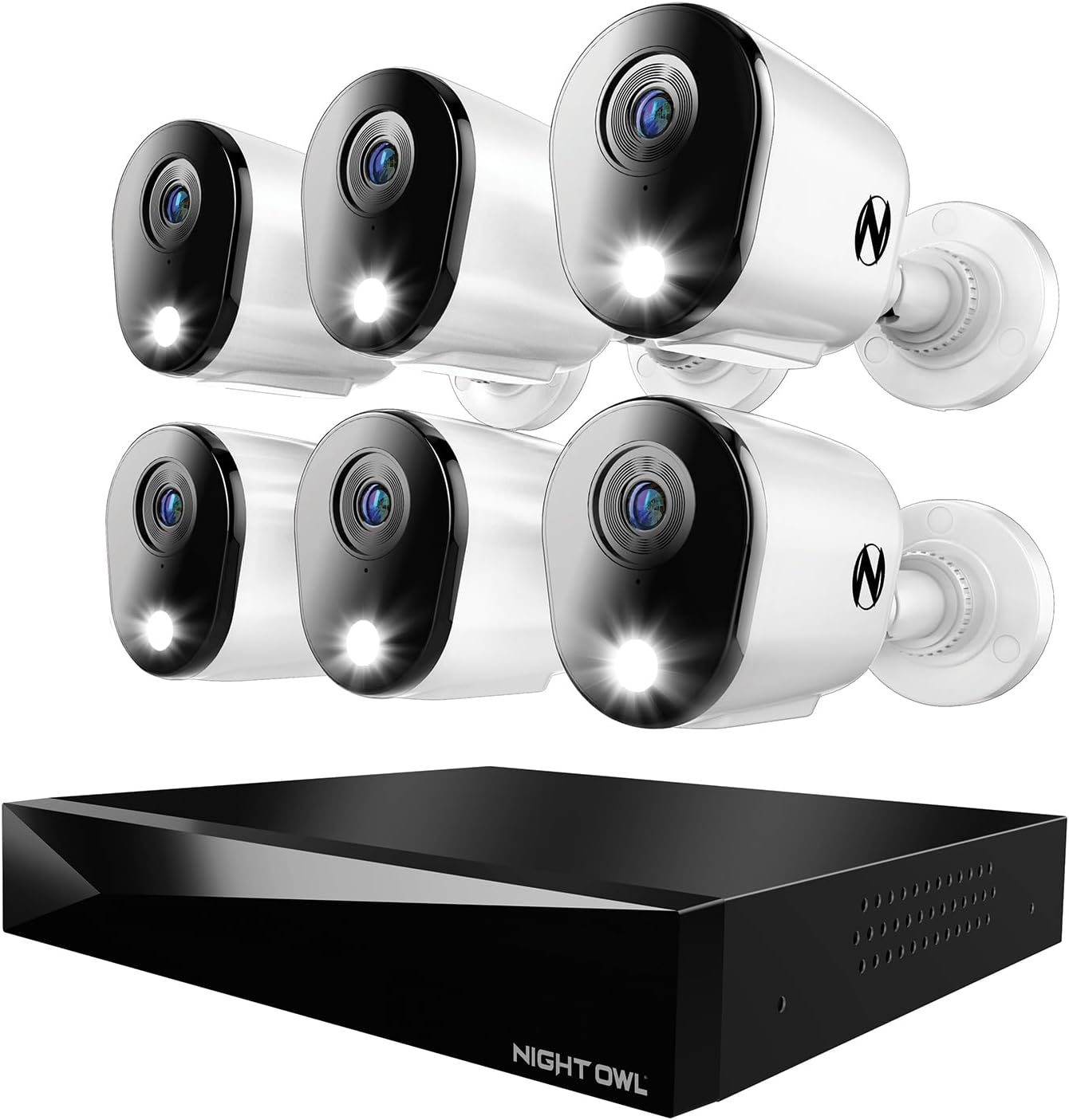 Amazon.com : Night Owl 1080p Wire Free Smart Security System with 3 ...