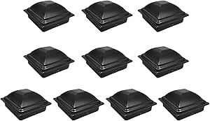 Amazon.com - PUPAYA Fence Post Caps, 10x Pyramid Decorative Fence Post ...