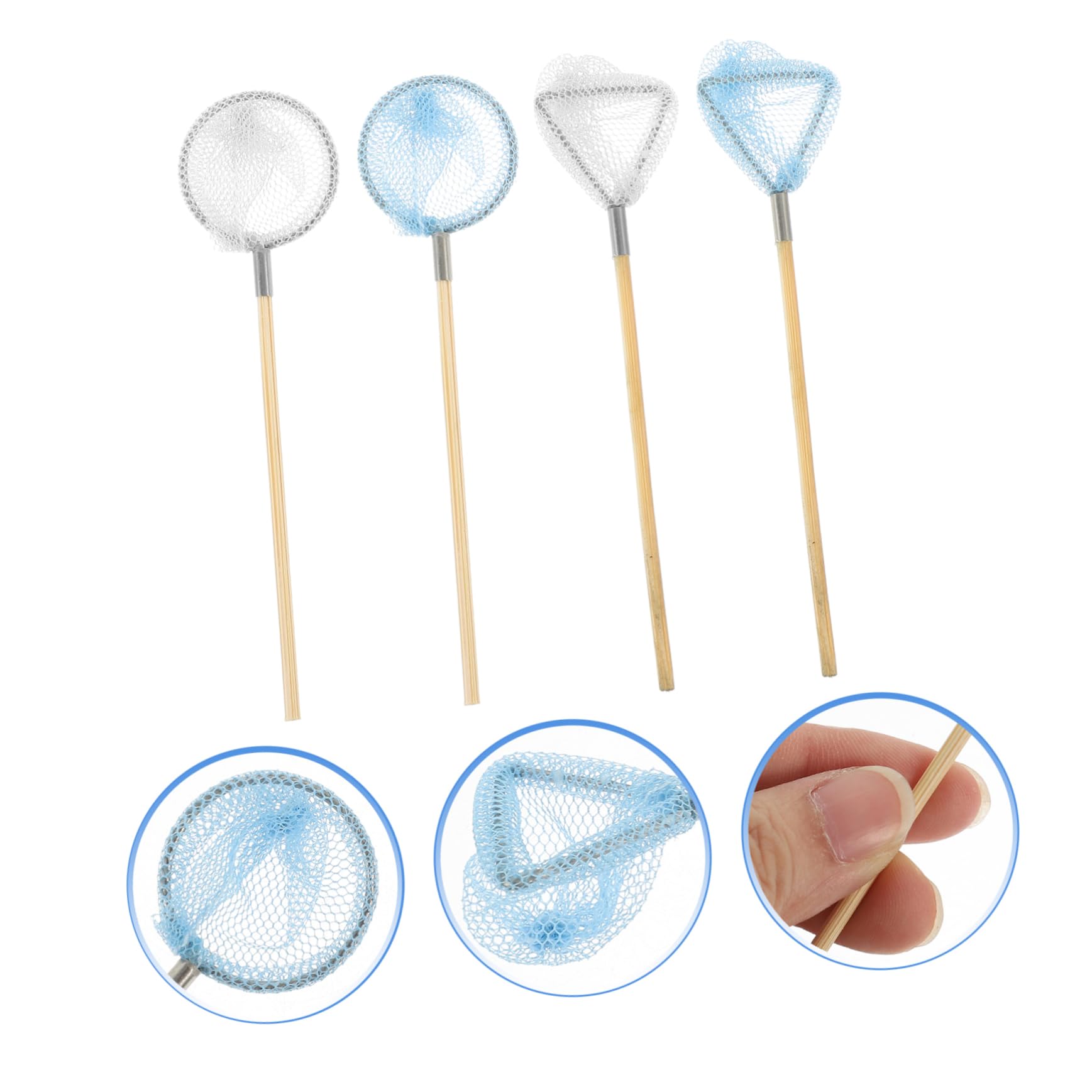 Snapklik.com : 4pcs Miniature Fishing Net Dollhouse Props For Cosplay ...