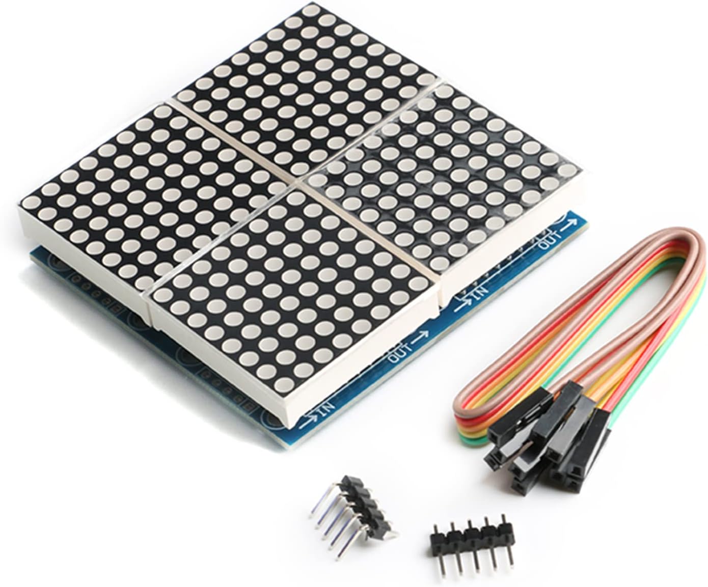 Amazon.com: 000 EC Buying MAX7219 Dot Matrix Module 4 Dot Matrix 2 × 2 ...