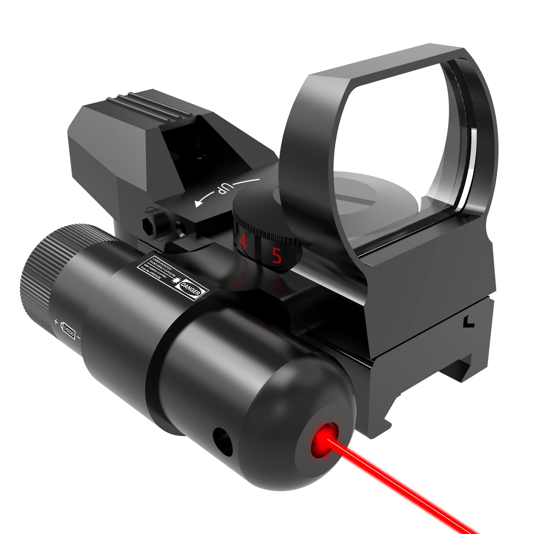 Snapklik.com : UUQ 1X22X33 Reflex Red Dot Sight - 4 Reticle Red & Green ...