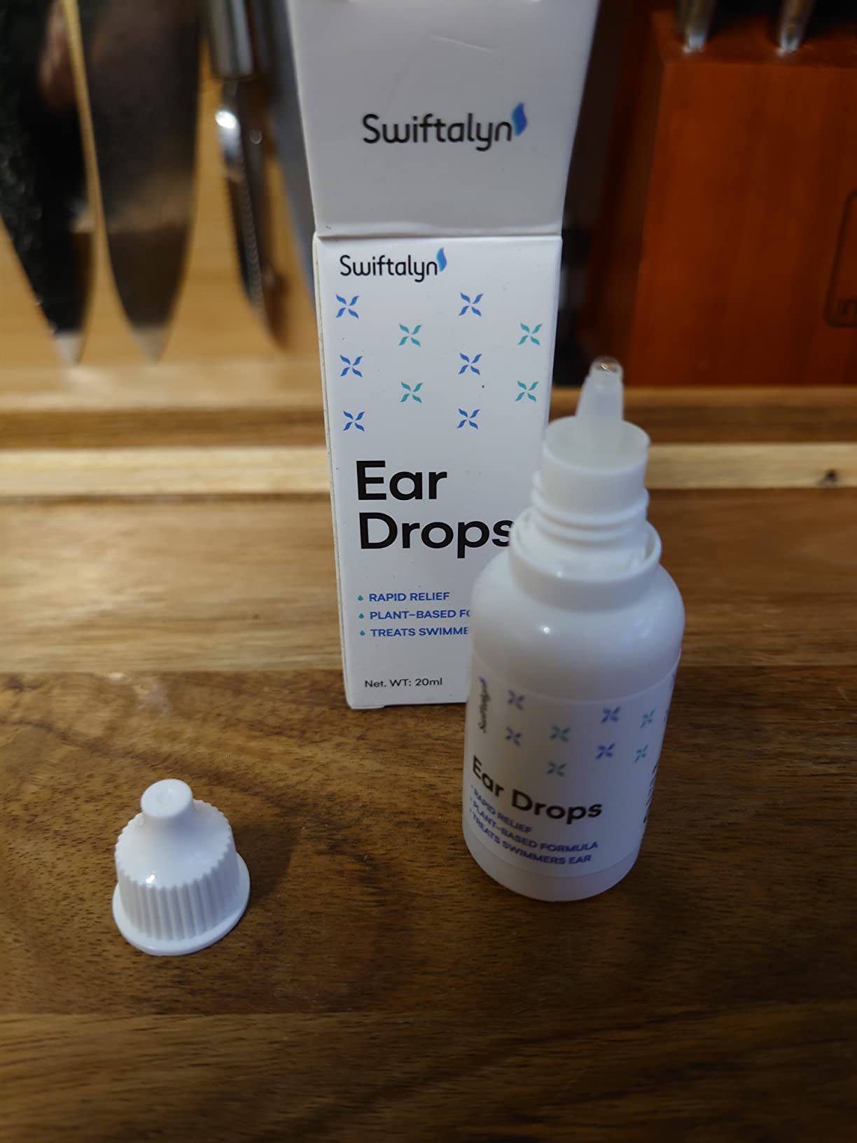Swiftalyn Swimmers Ear Drops Remove Water Trapped and Excess Earwax in ...