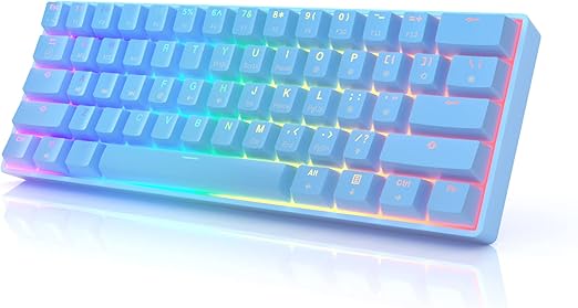 Amazon.com: HK Gaming GK61 Mechanical Gaming Keyboard 60 Percent | 61 ...