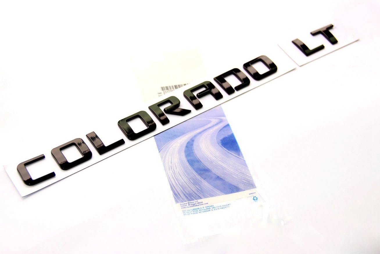 Amazon.com: Aimoll 1pc Colorado Letters Emblems,3D Decal Badges Glossy ...