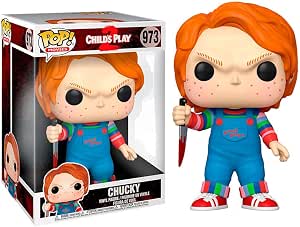 Amazon.com: Funko Pop! Movies: Child's Play - 10 Inch Chucky Vinyl ...
