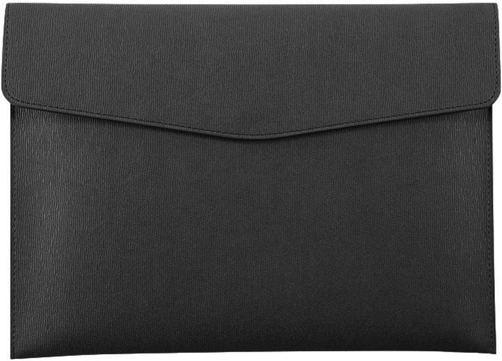 Amazon.com : Enyuwlcm PU Leather A4 File Folder Document Holder ...