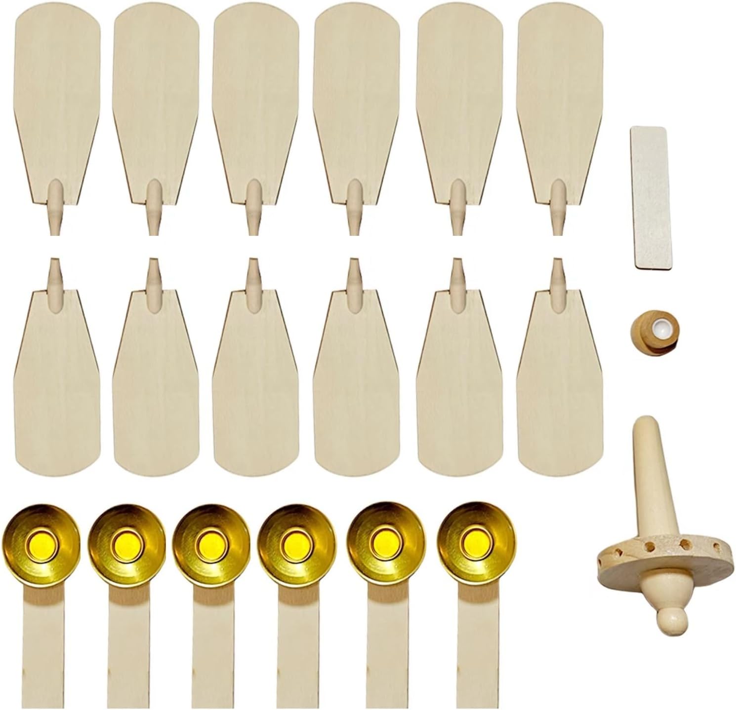 Amazon.com: RUAIGRD Christmas Pyramid Replacement Kit,12 Fans,6 Candle ...
