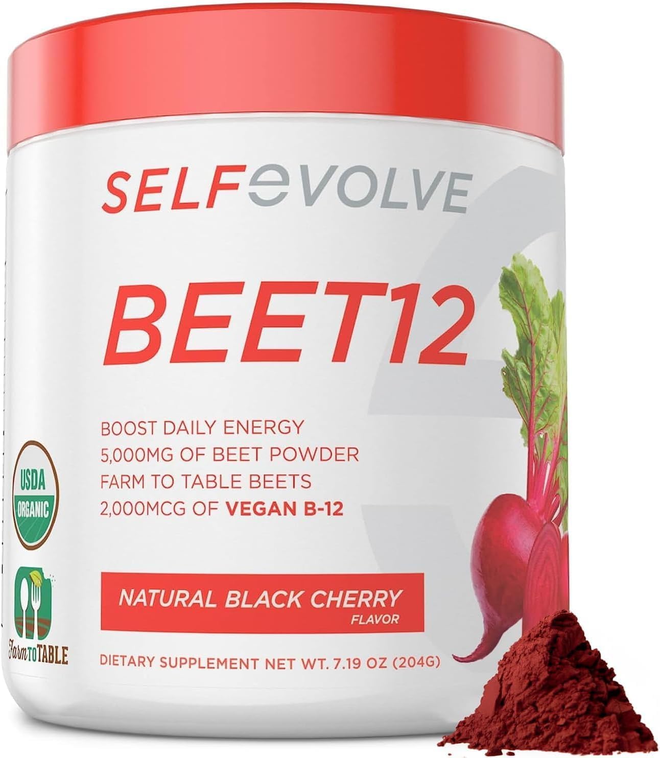 Amazon.com: selfevolve Beet12 - Organic Beet Root Powder Enhanced with ...