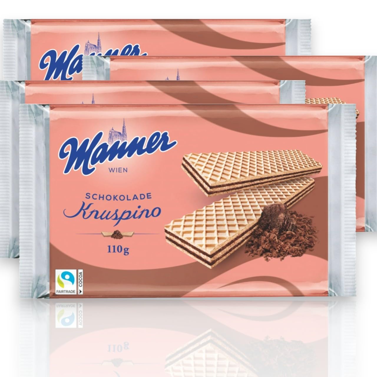 Amazon.com: Manner Original Knuspino Chocolate– Delicious Austrian Dark ...