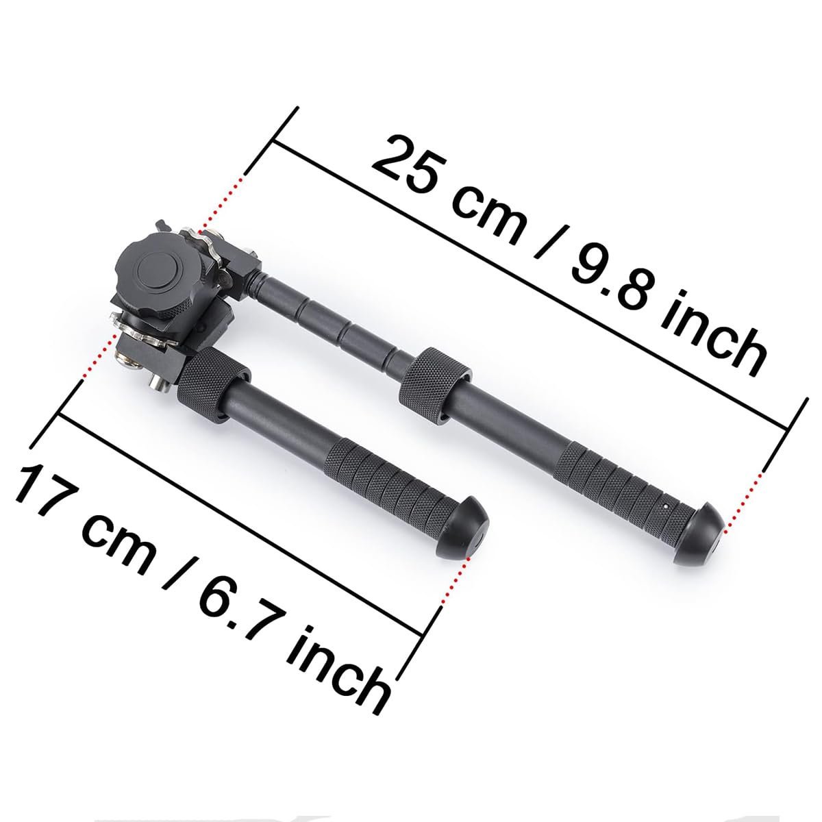 Bipods For Rifles AOMEKIE 6-9 Inch Picatinny Bipod - 6 Adjustable ...