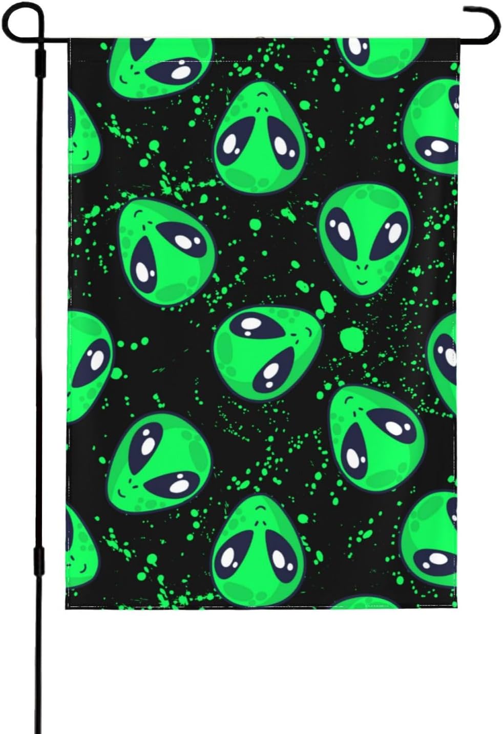 Amazon.com : Axxitude Green Alien Garden Flags,Aliens Garden Flag for ...