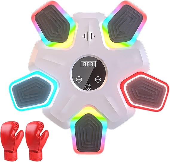Amazon.com : sxvbdway Reaction Speed Training Equipment Music Boxing ...