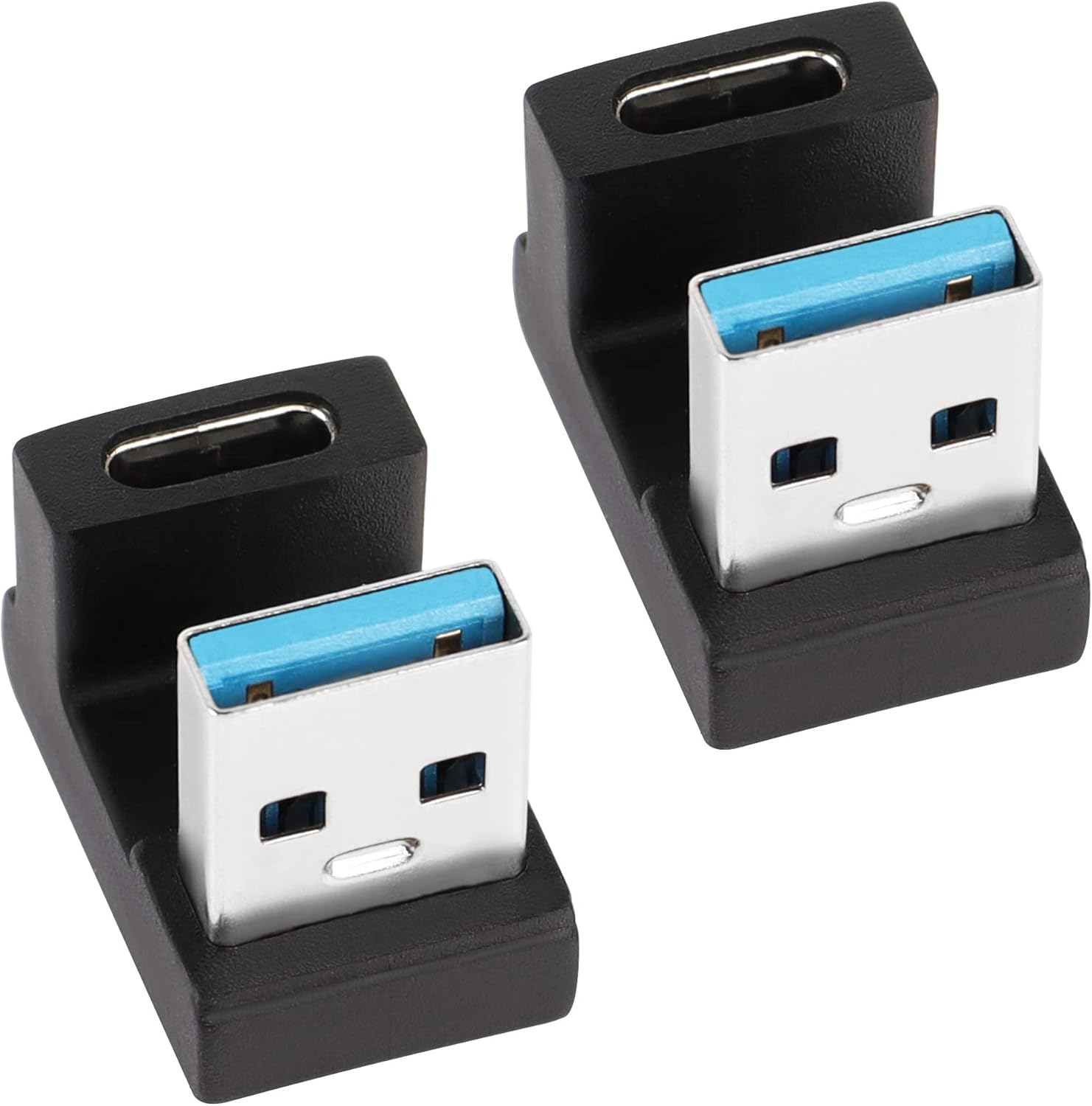 Amazon.com: QIANRENON U-Shape USB 3.1 to USB C Adapter 180 Degree USB ...