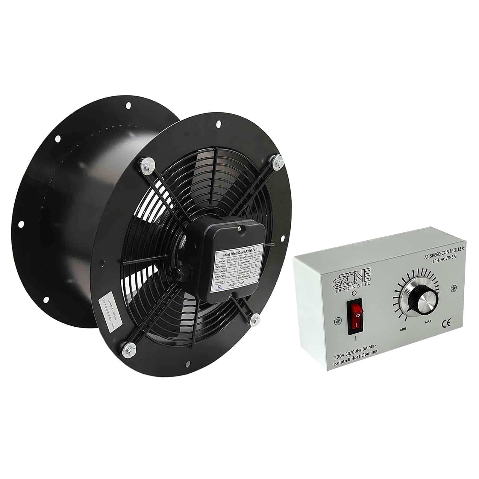 Buy Industrial Cased Extractor Fan 16" Duct Commercial Ventilation ...