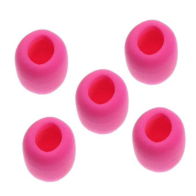 Generic 5pcs Microphone Sponge Cover Mic for Camera Mic Cover ...