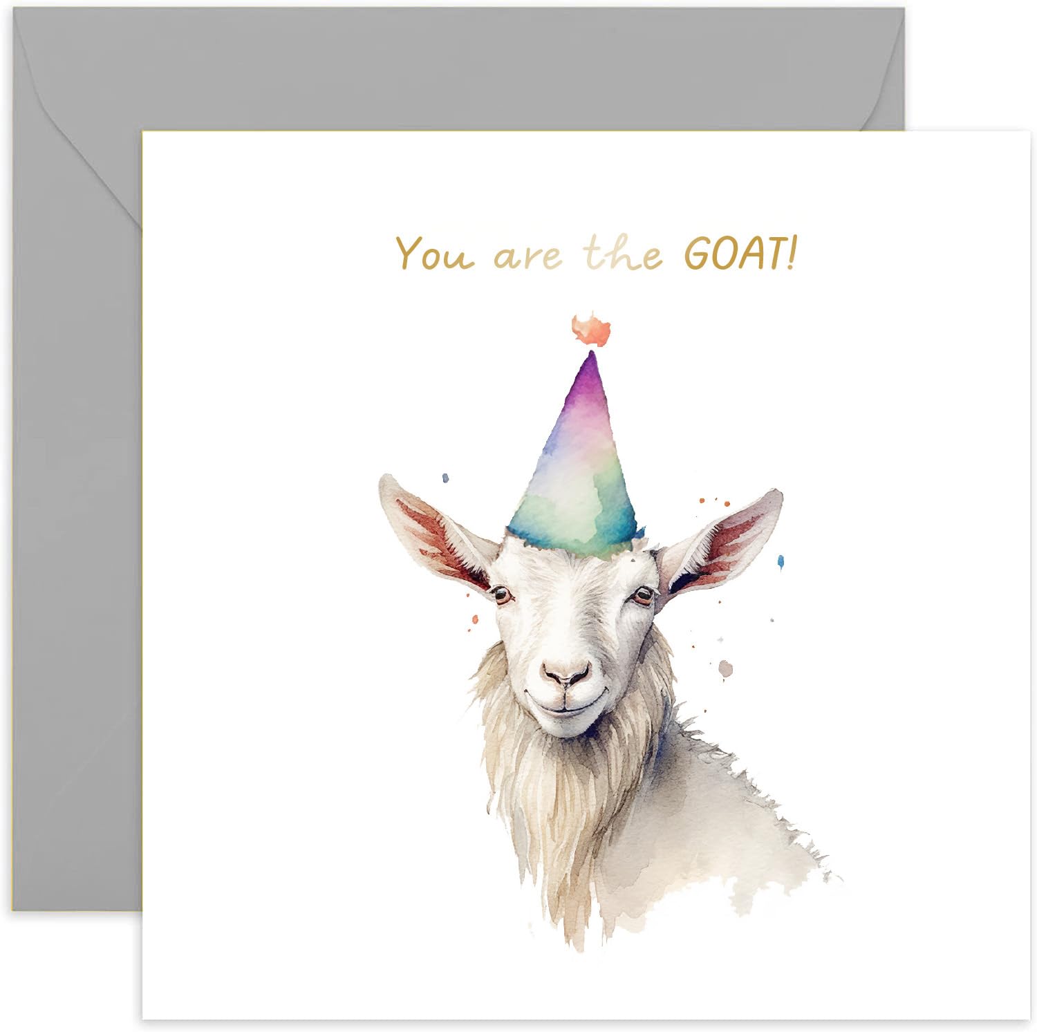 Old English Co. Fun Goat Birthday Card for Him or Her - 'You are the ...