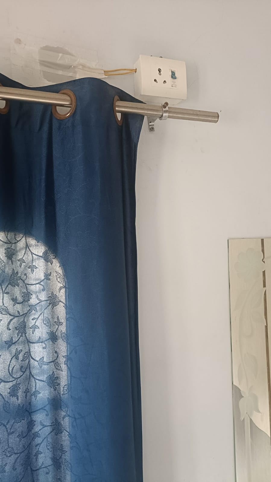 NOAHARK Stainless Steel Curtain Rod | Steel Curtain Pipe for Door and ...