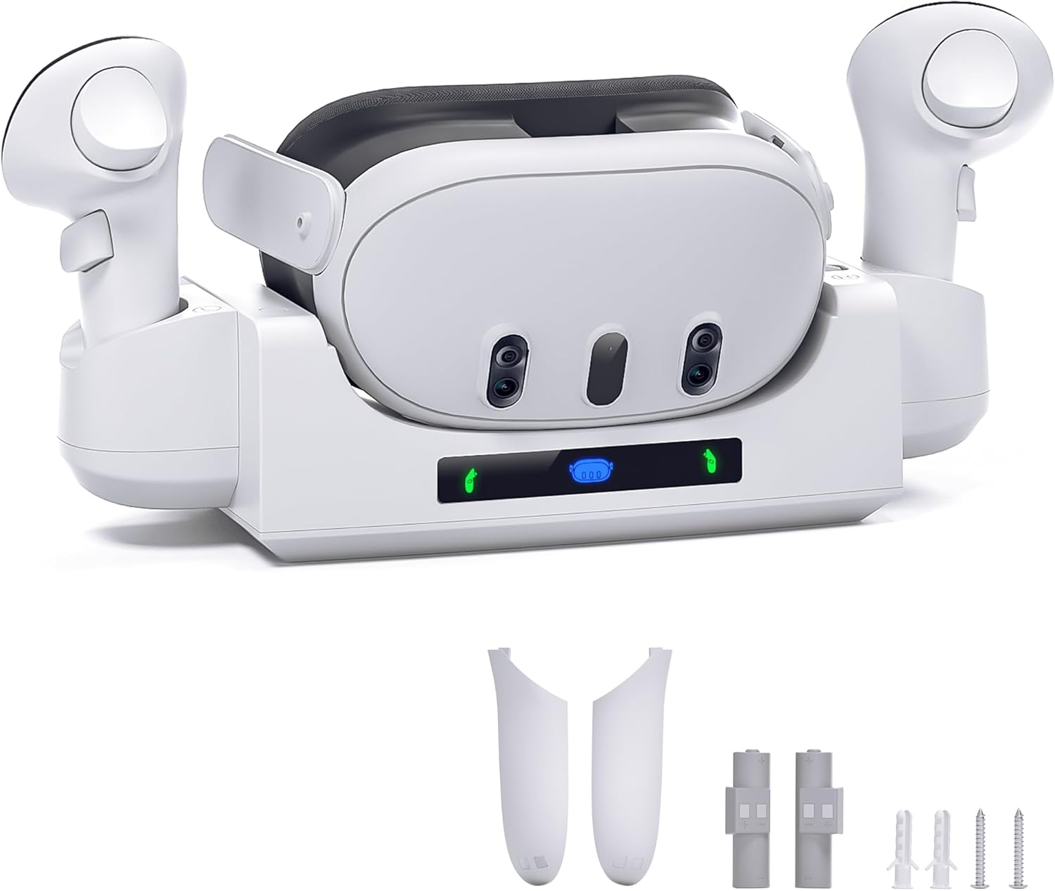 Amazon.com: Kuject Charging Dock for Quest 3, 2 in 1 Charging Station ...