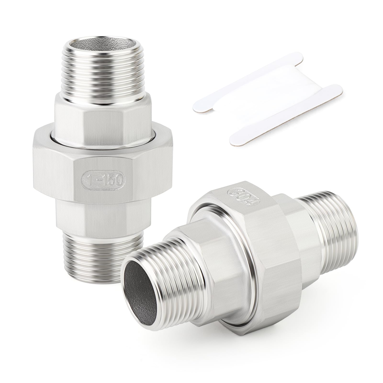 Amazon.com: TAISHER 1PCS 304 Stainless Steel Union，1" NPT Male x 1" NPT ...
