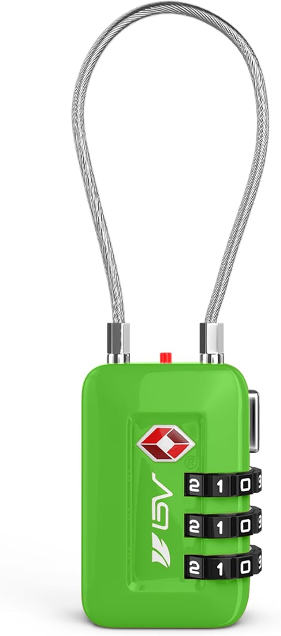 Amazon.com: TSA Accepted Luggage Travel Lock, Set-Your-Own Combination ...