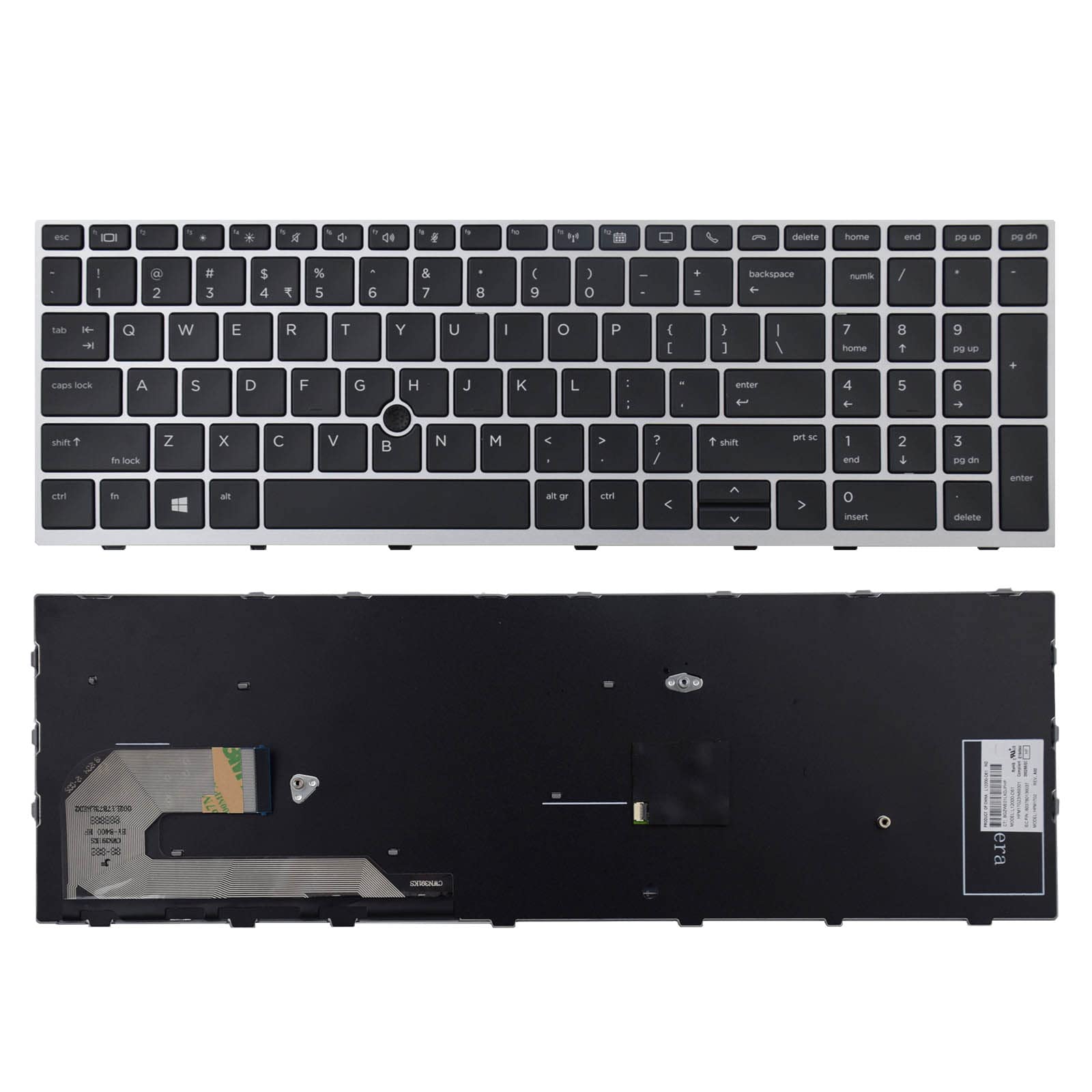 Amazon.com: SUNMALL Replacement Keyboard Compatible with HP EliteBook ...