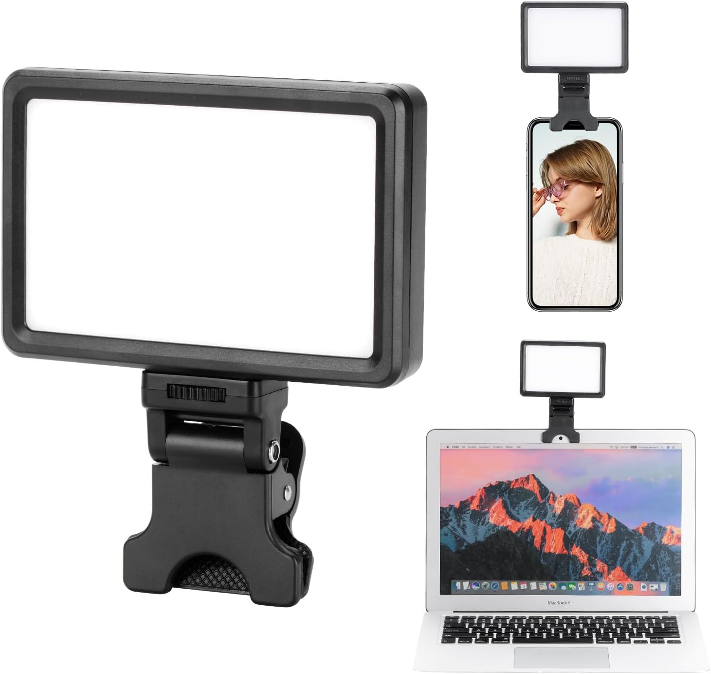 Amazon.com: Rechargeable Selfie Light & Phone Light Clip for iPhone ...