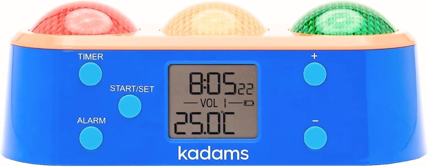 Amazon.com: KADAMS Visual Timer Clock for Kids with Pre-Alarm Stop ...