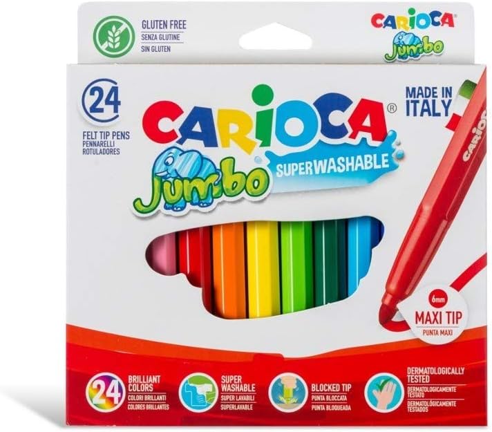 CARIOCA 40570 CF 24 JUMBO (Packaging) : Amazon.co.uk: Toys & Games