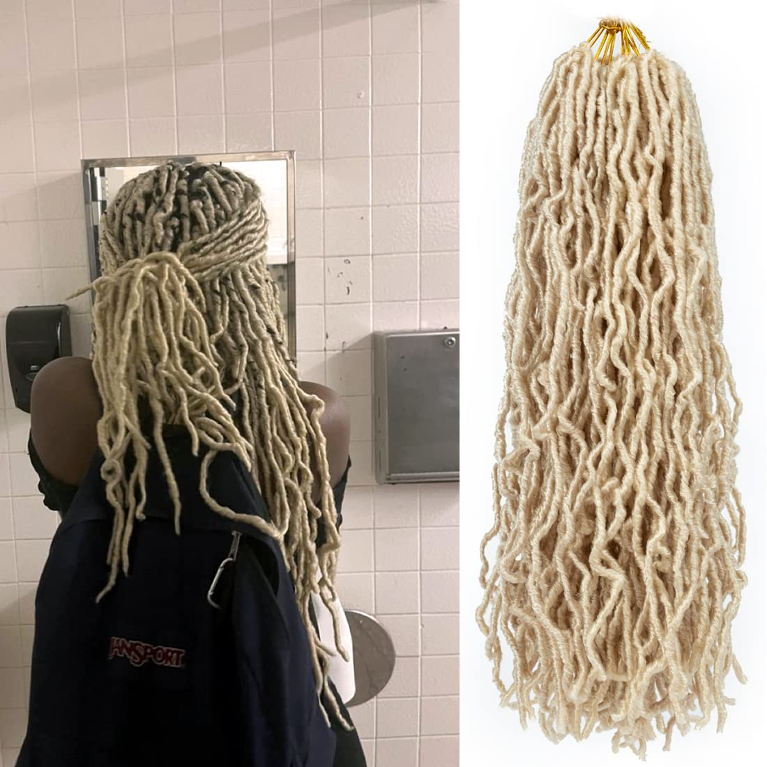 Amazon.com : 18 Inch Soft Faux Locs Crochet Hair New Faux Locs Pre ...