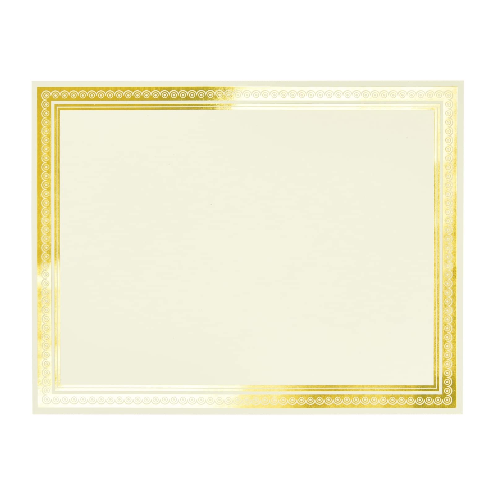 Snapklik.com : 50 Sheets Gold Foil Award Certificate Paper 8.5 X 11 For ...