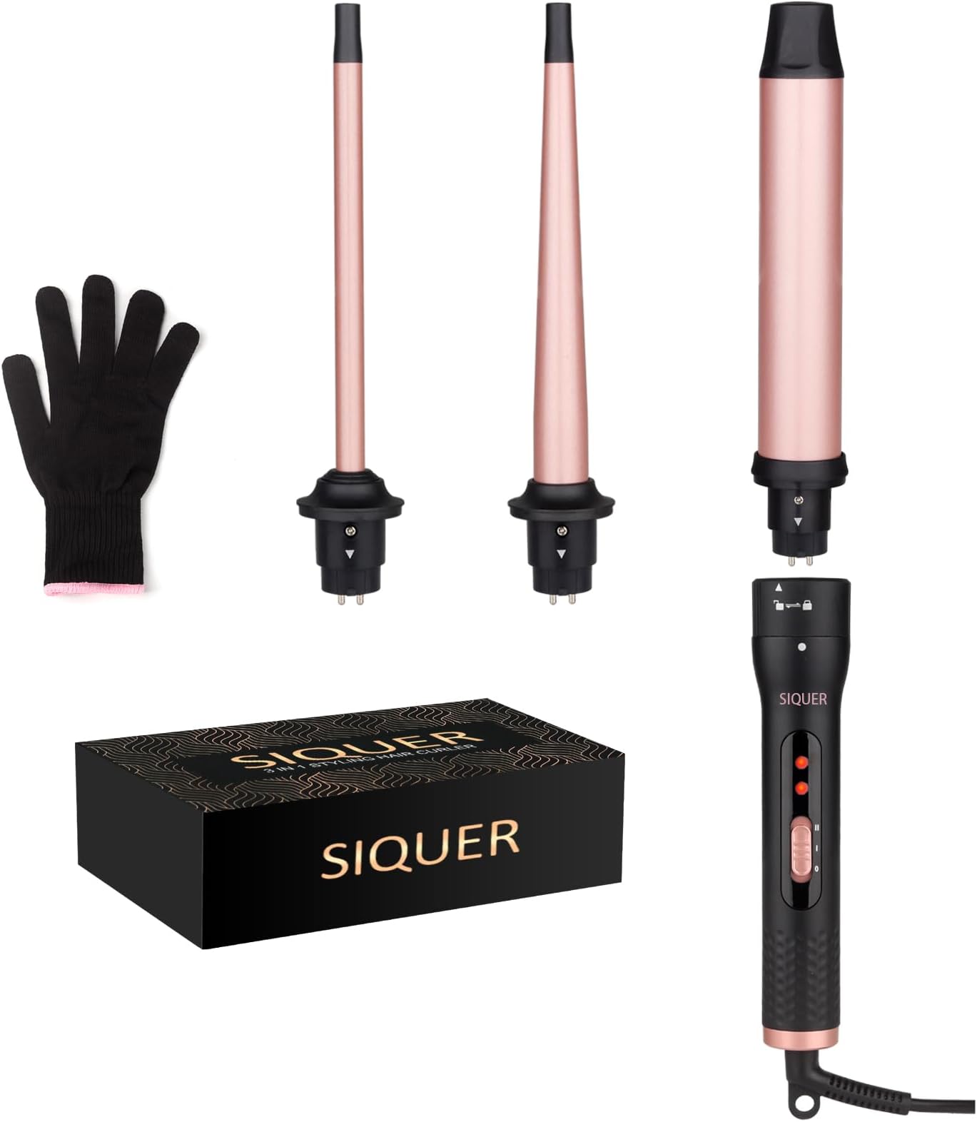 Amazon.com : GEM 3 in 1 CURL Designer Professional Ceramic Curler ...