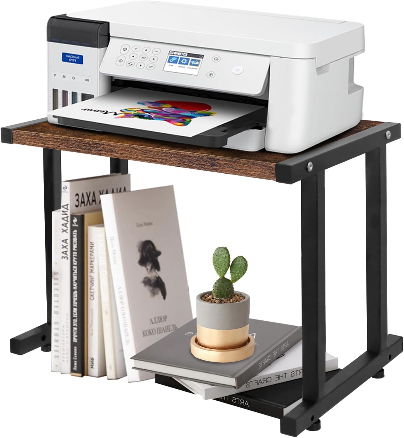 Amazon.com : JOIN IRON Printer Stand, Desktop Stand for Printer ...