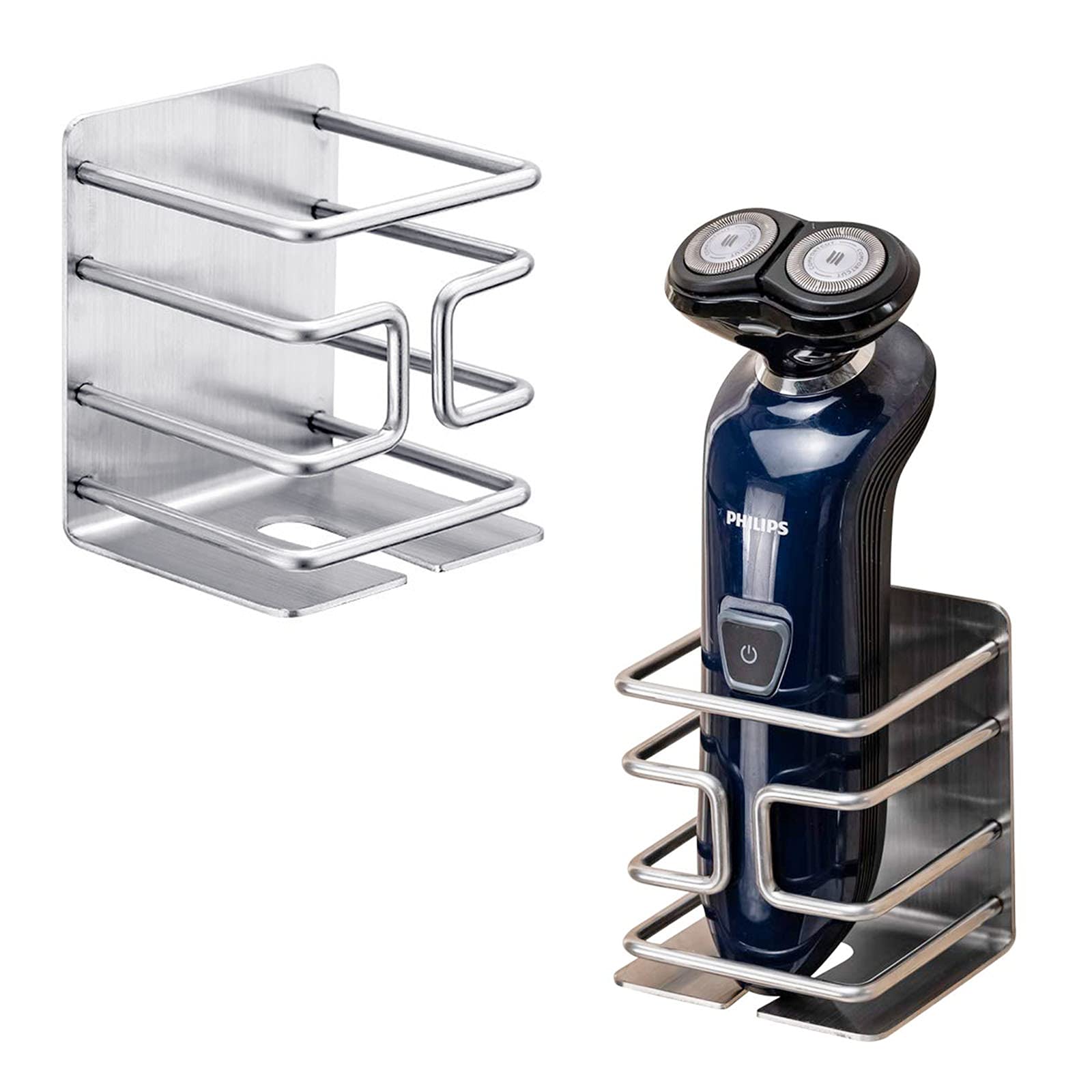 Amazon.com: Electric Razor Holder Wall Mount Punch Free 304 Stainless ...