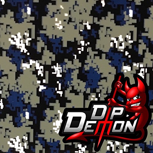 Amazon.com: Hydrographic Film Navy Digital Camouflage Camo Hydrographic ...