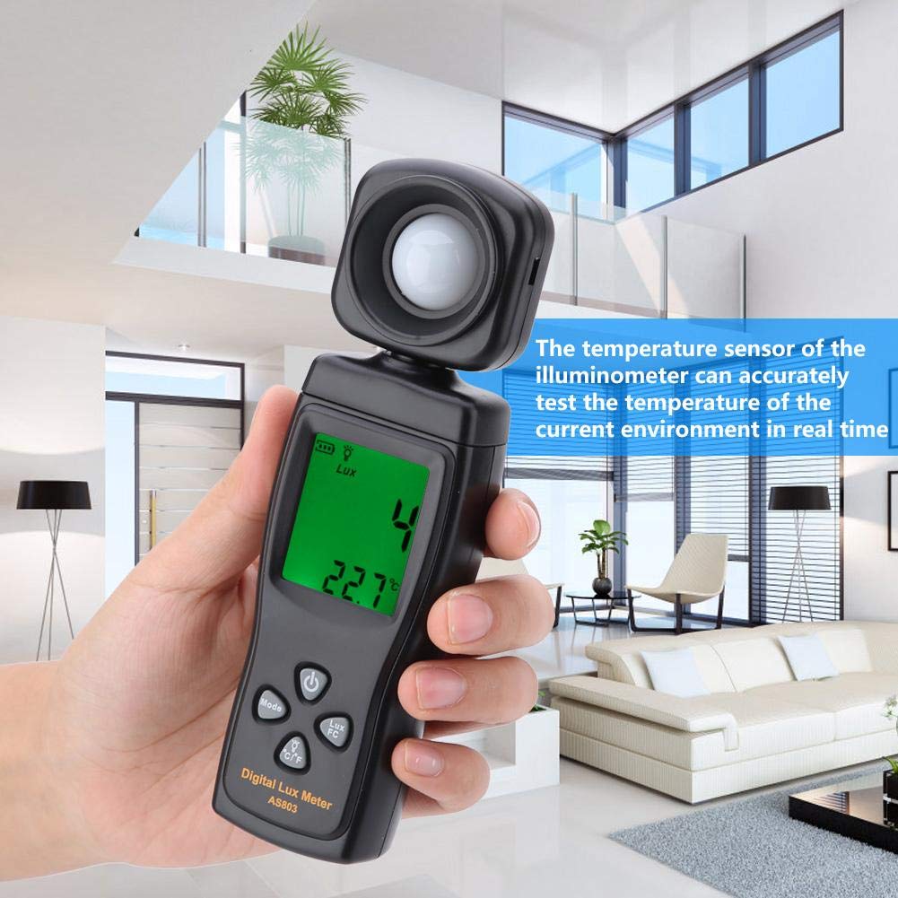 Photography Light Meter Smart Sensor AS803 Digital Lux Meter - 200,000 ...
