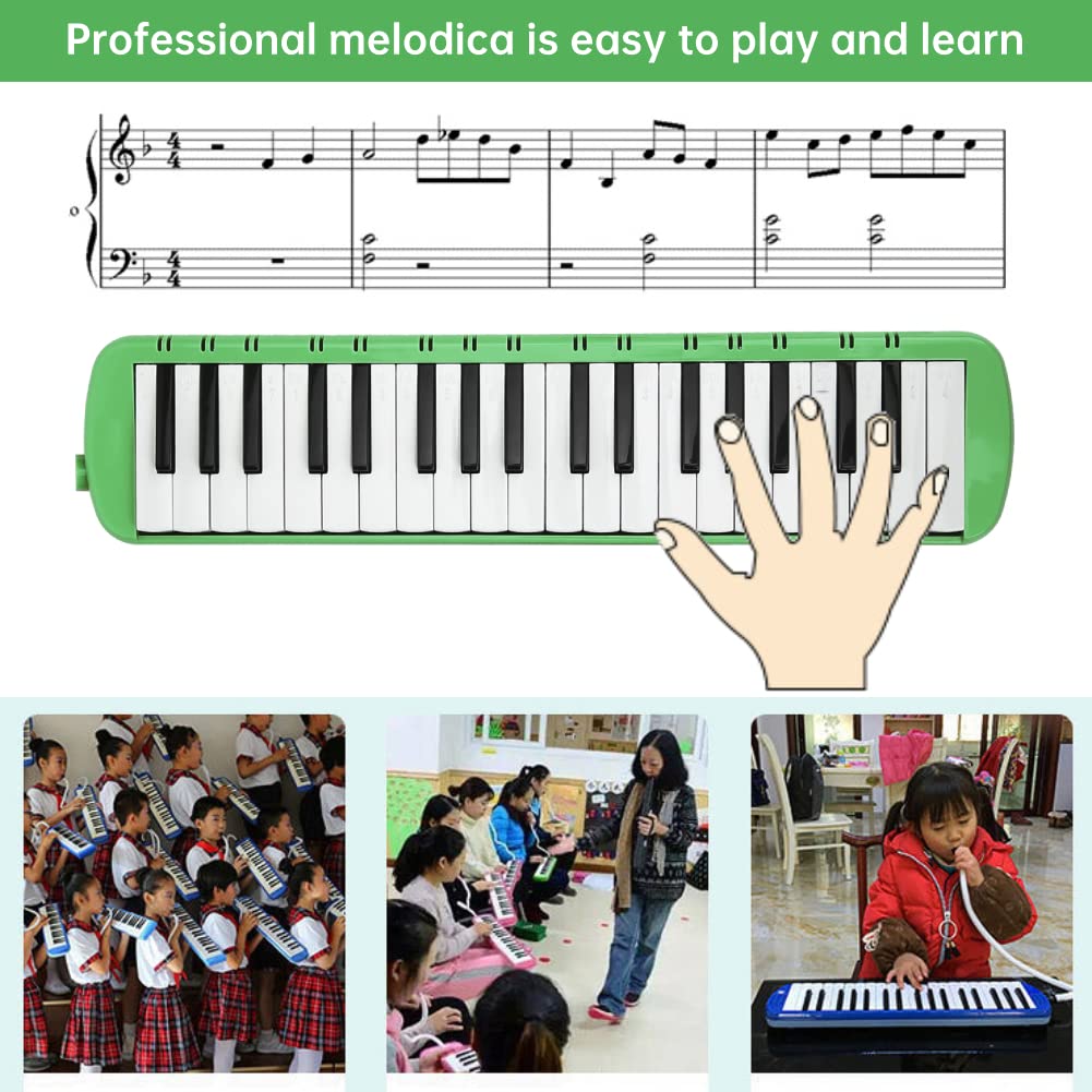 Melodica 37 Keys 37-Key Melodica Air Piano Keyboard - Wind Instrument ...