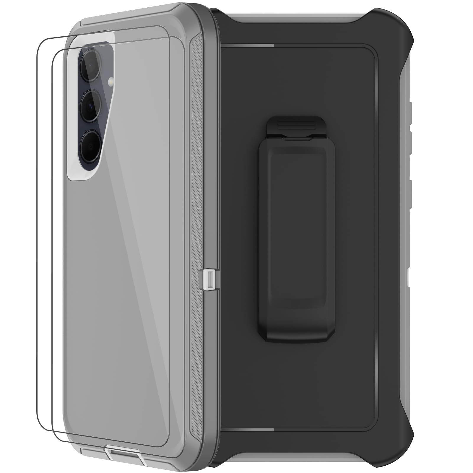 Amazon.com: for Samsung Galaxy A35 5G Case with Belt Clip Holster, 2X ...