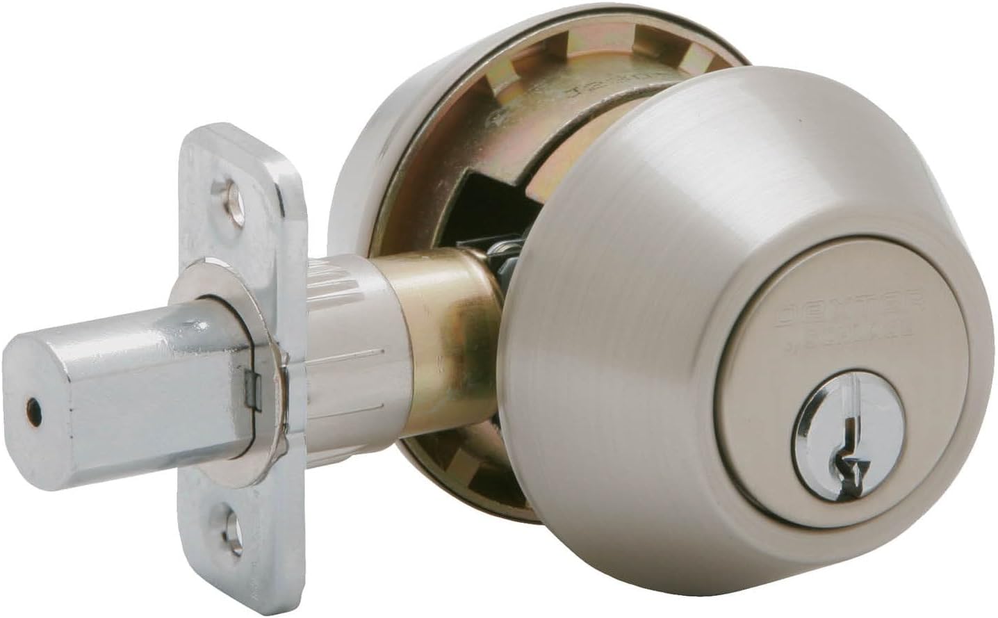 SCHLAGE Dexter by Schlage JD62V609 Double-Cylinder Deadbolt, Antique ...