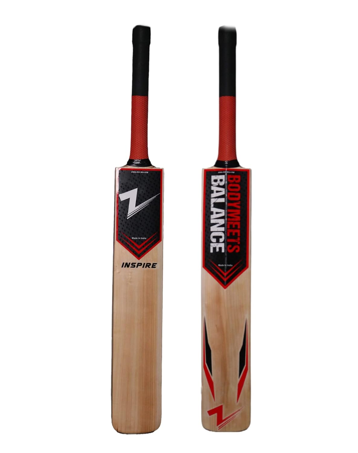 ZBAT Inspire - Grade 2 English Willow Cricket Bats for Unmatched Performance (Semi Oval, Harrow ...
