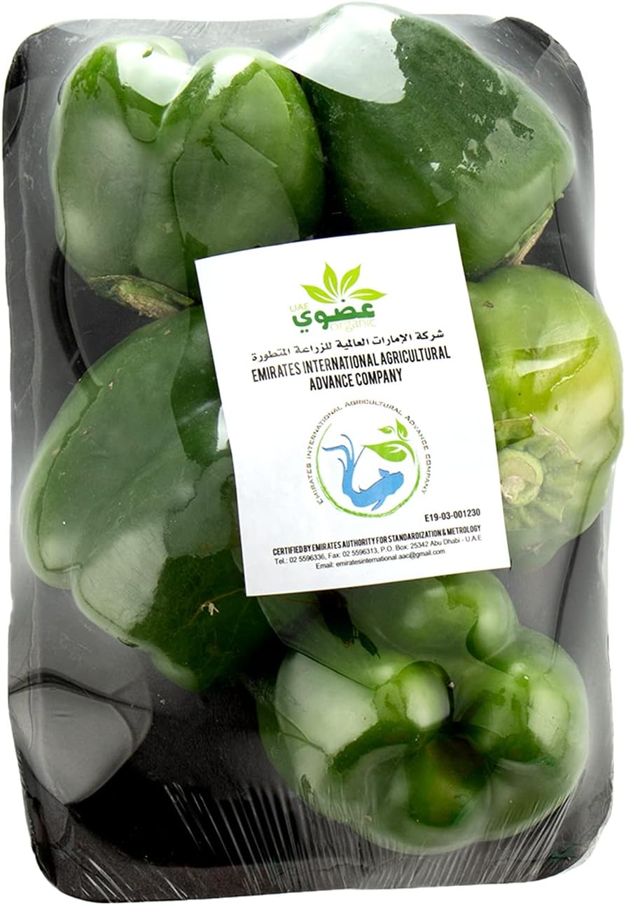Organic Green Capsicum UAE 500g : Amazon.ae: Grocery