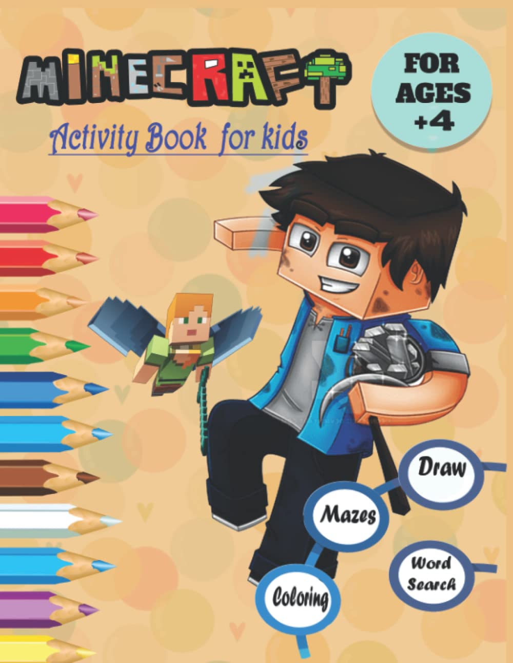 Minecraft Activity Book For Kids Age 4 60 Activities Including ...