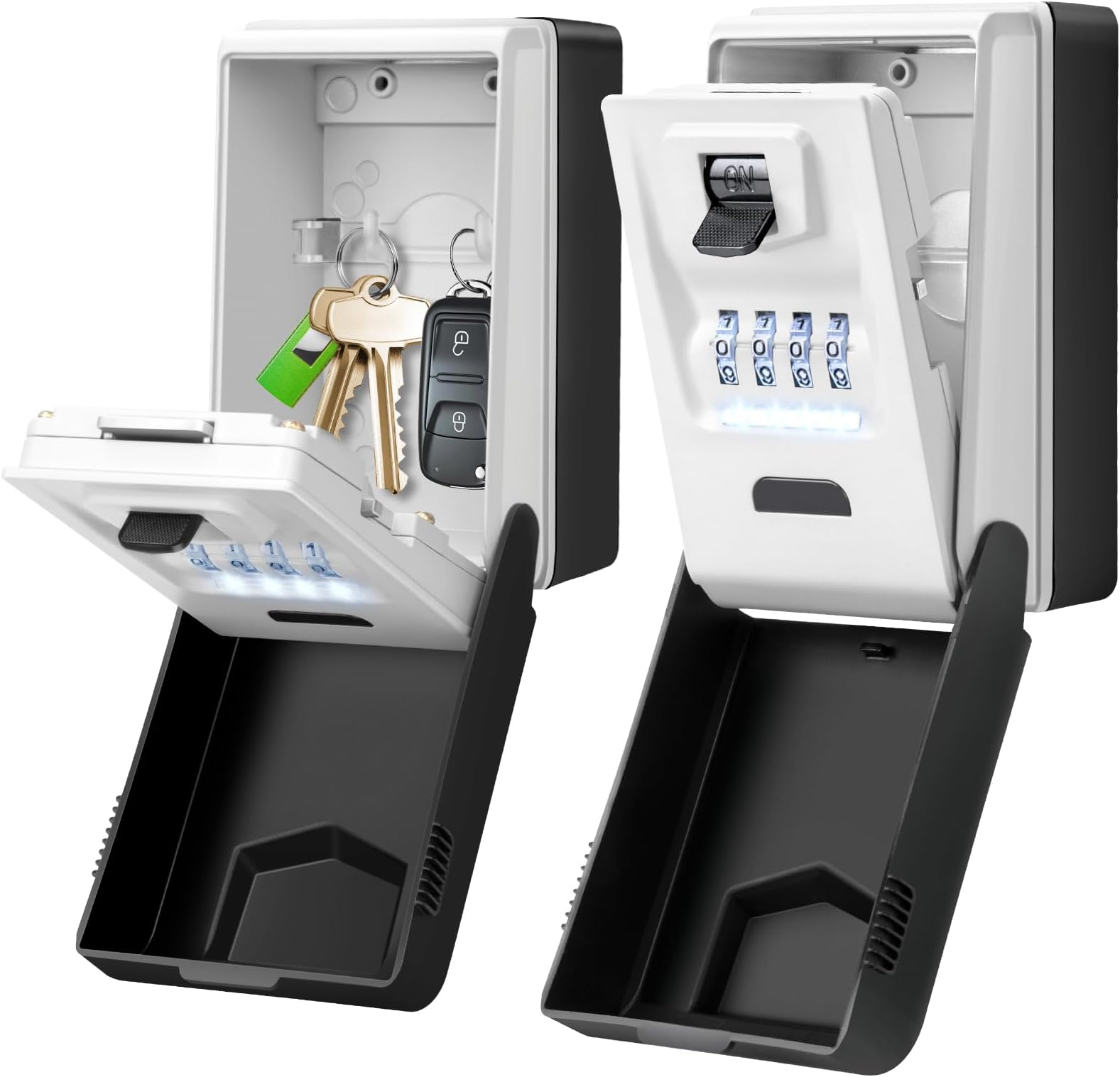 Grande Boite à clés sécurisée boite a clefs murale avec code, boites a ...