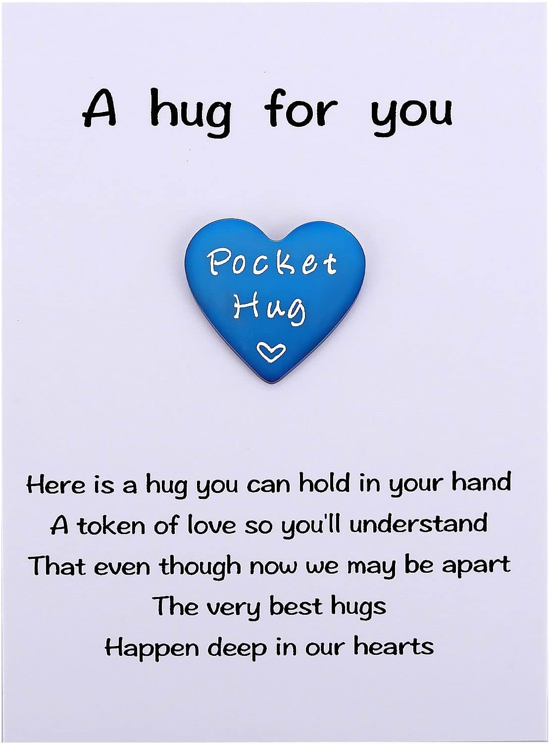 Amazon.com: A Little Pocket Hug Heart Keepsake Token for Daughter ...