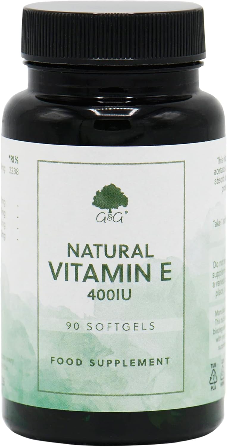 Vitamin E Softgels 400iu - D-Alpha tocopherol Acetate - 90 Softgels ...