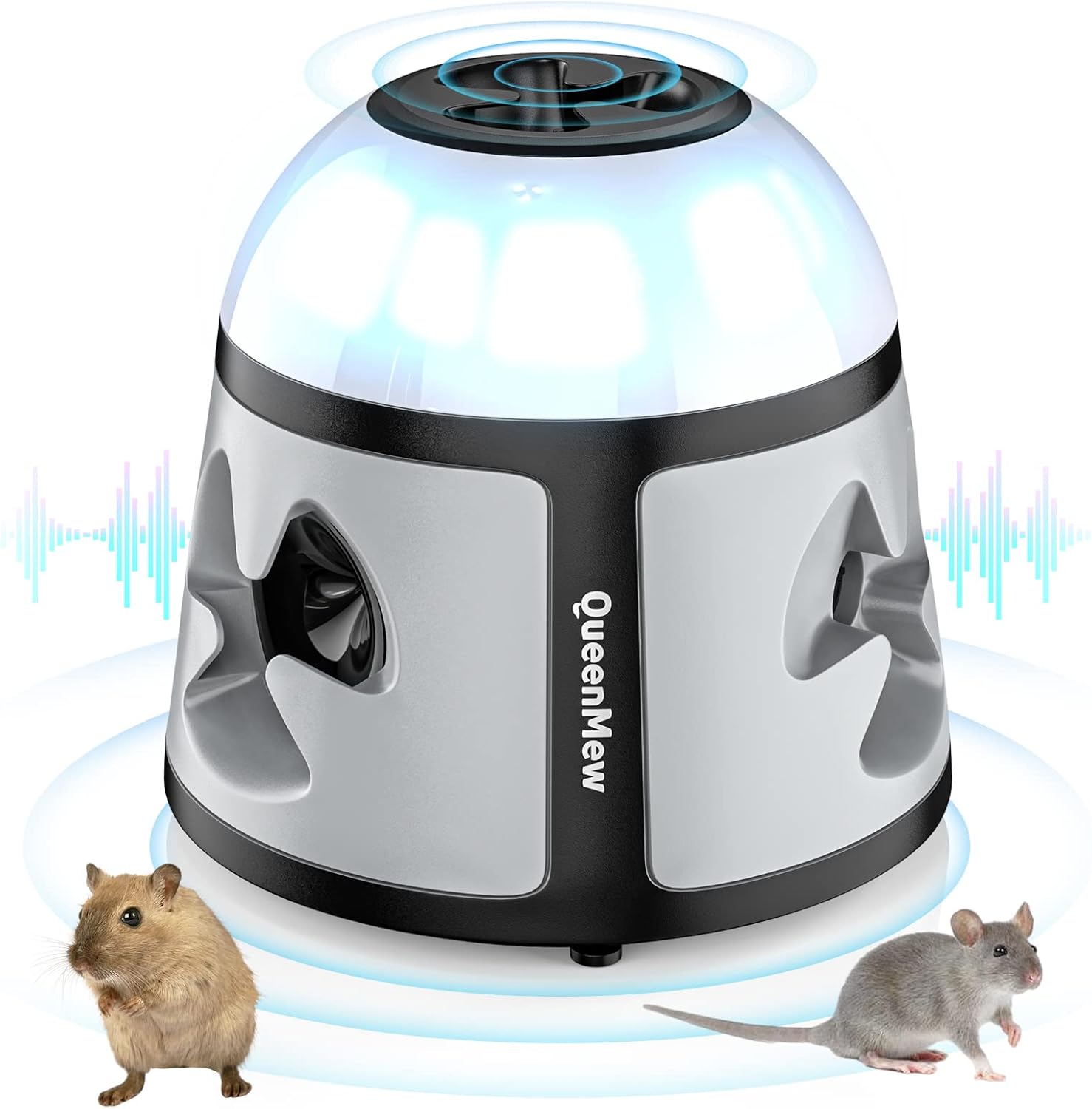 Rodent Repellent Indoor Ultrasonic Rat Repeller Outdoor Plug-in Animal ...