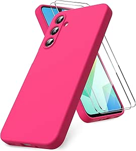 Amazon.com: Vansdon for Samsung Galaxy A16 4G/5G Case, 2 Pack Tempered Glass Screen Protectors ...